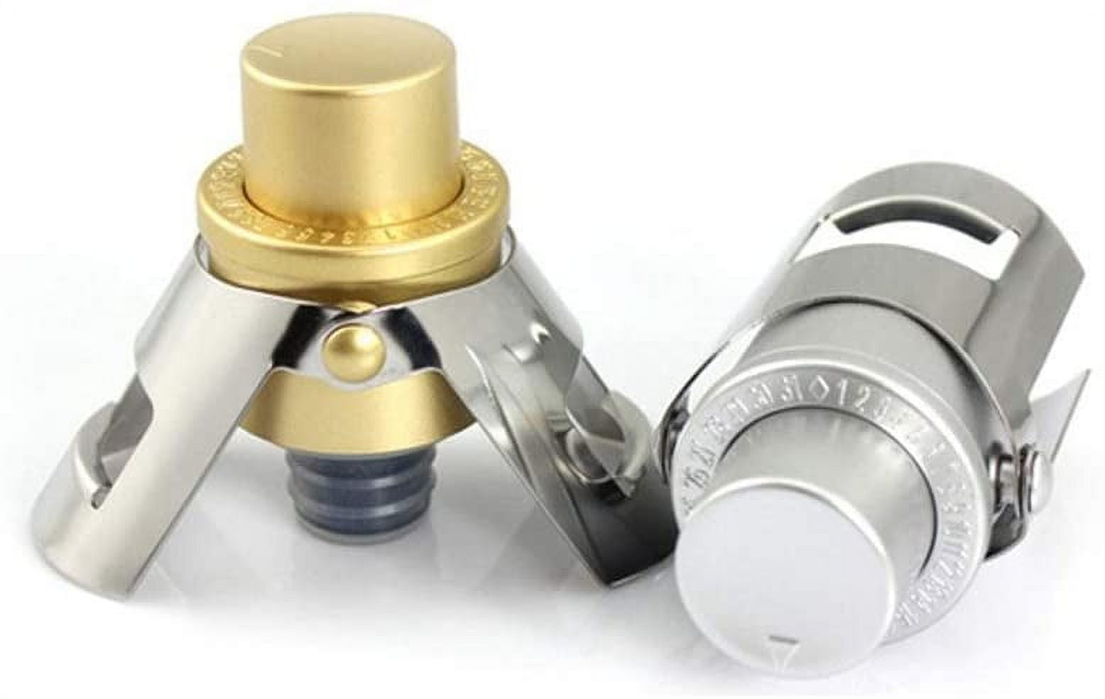 Champagne Stopper Sparkling Wine Saver with a Built in Pressure Pump ...