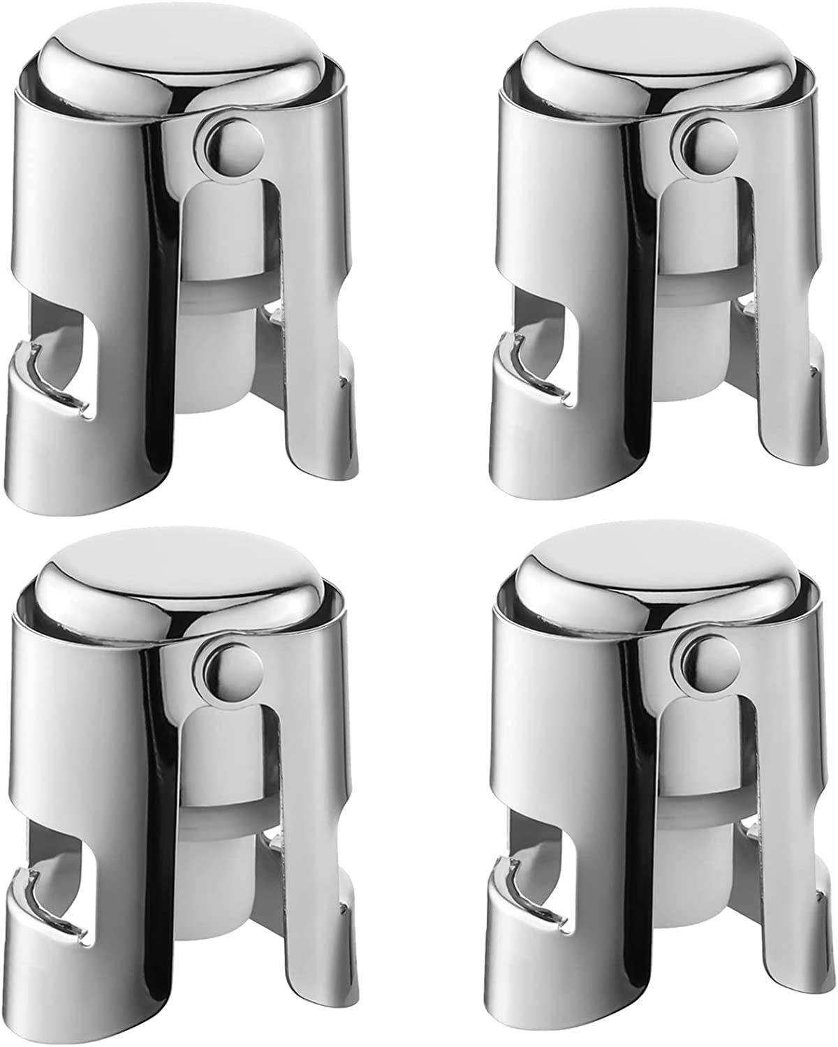 Champagne Stoppers with Stainless Steel Champagne Saver with Food Grade ...