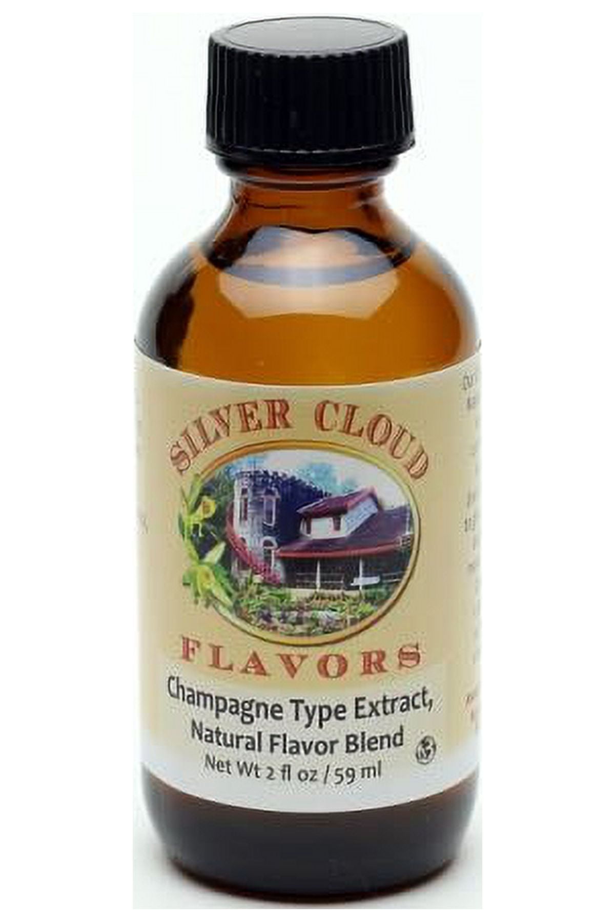 Champagne Type Extract, Natural Flavor Blend - 2 fl. oz. glass bottle ...