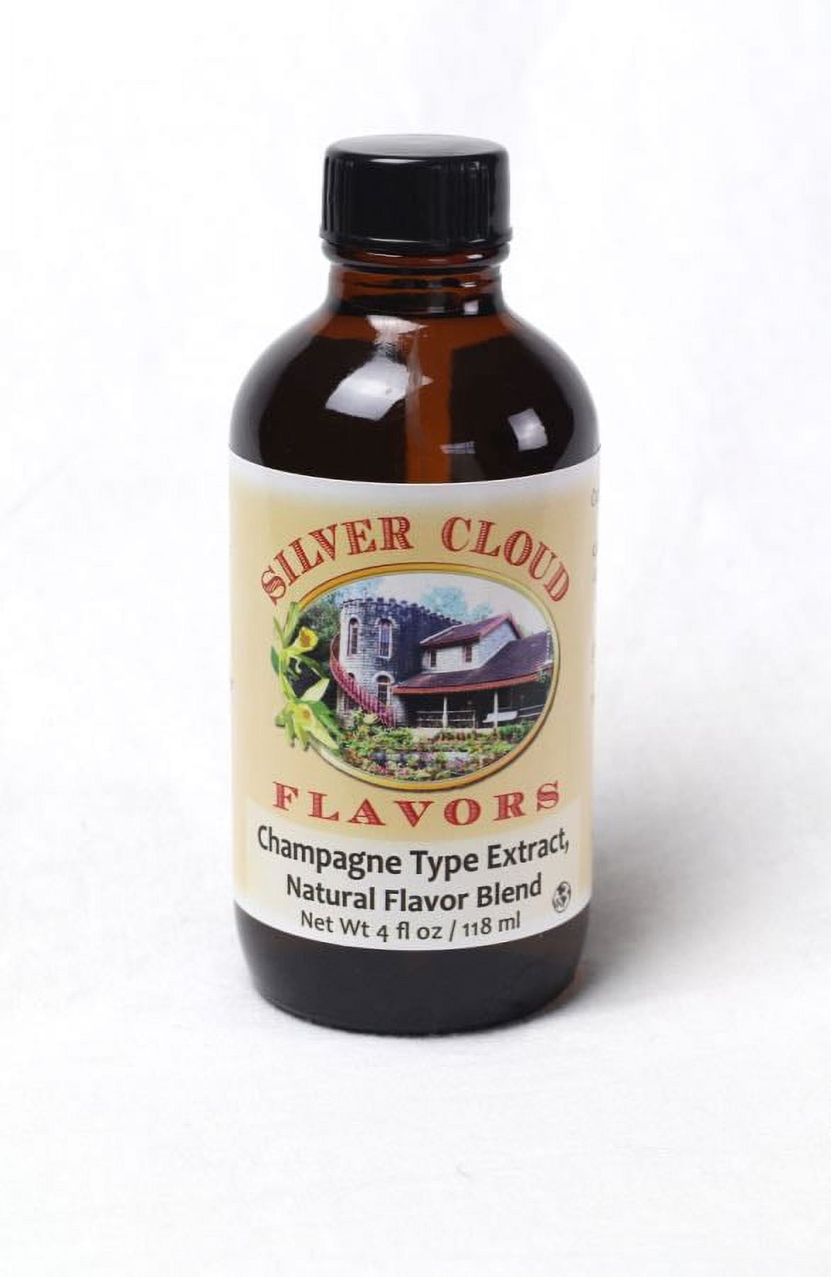 Champagne Type Extract, Natural Flavor Blend - 4 fl. oz. glass bottle ...