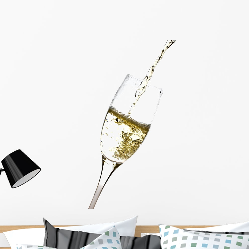 Champagne Wall Decal Sticker, Wallmonkeys Peel & Stick Vinyl Graphic ...