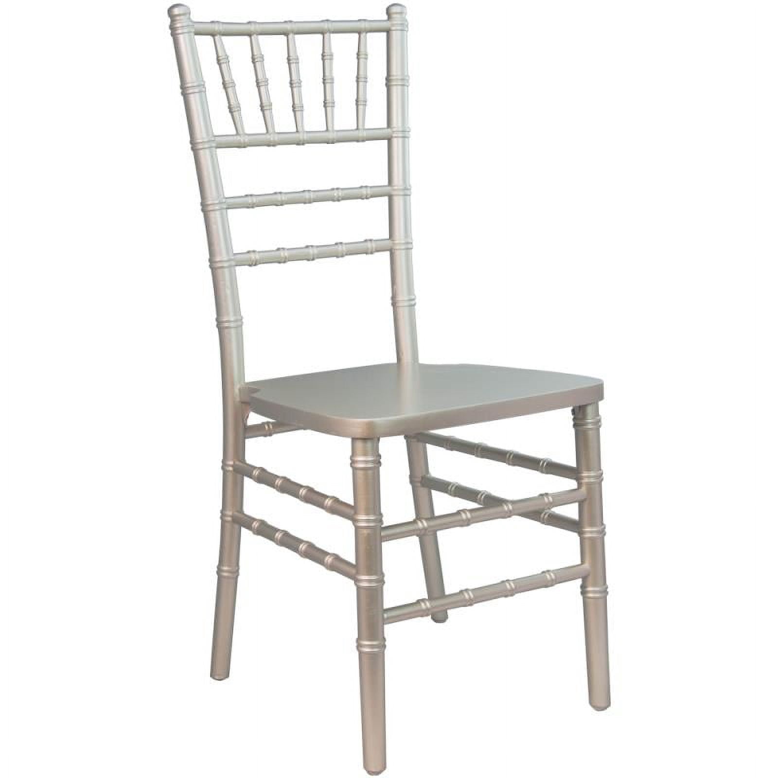 Champagne Wood Chiavari Banquet Chair with FREE Fabric Seat Cushions ...