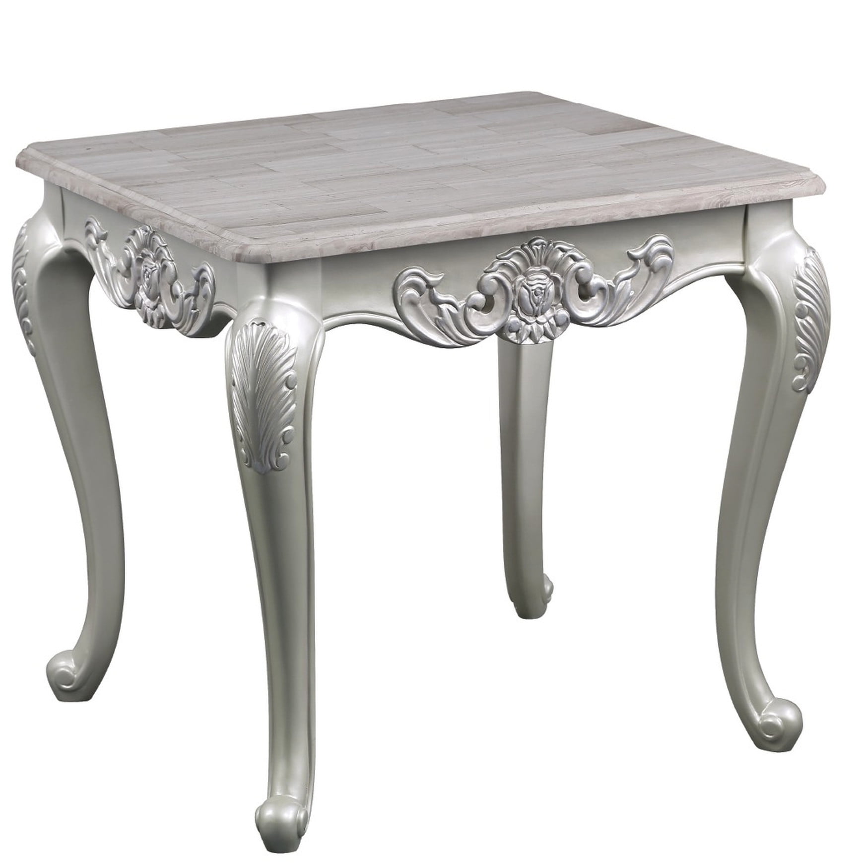 Champagne and Silver End Table - Create a Sophisticated Atmosphere in ...