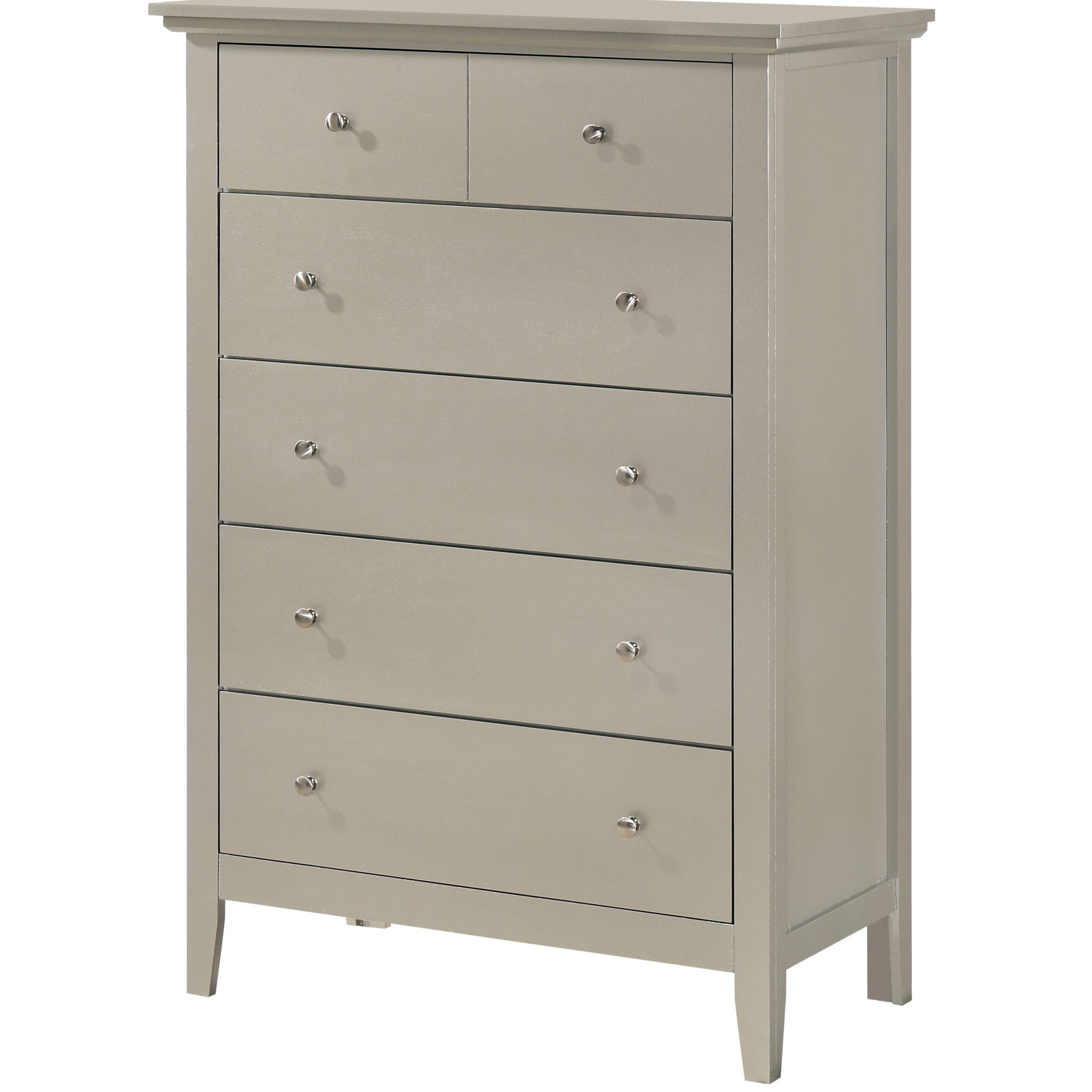 Champagne-colored Chest | Ideal for bedroom storage | Particle board ...