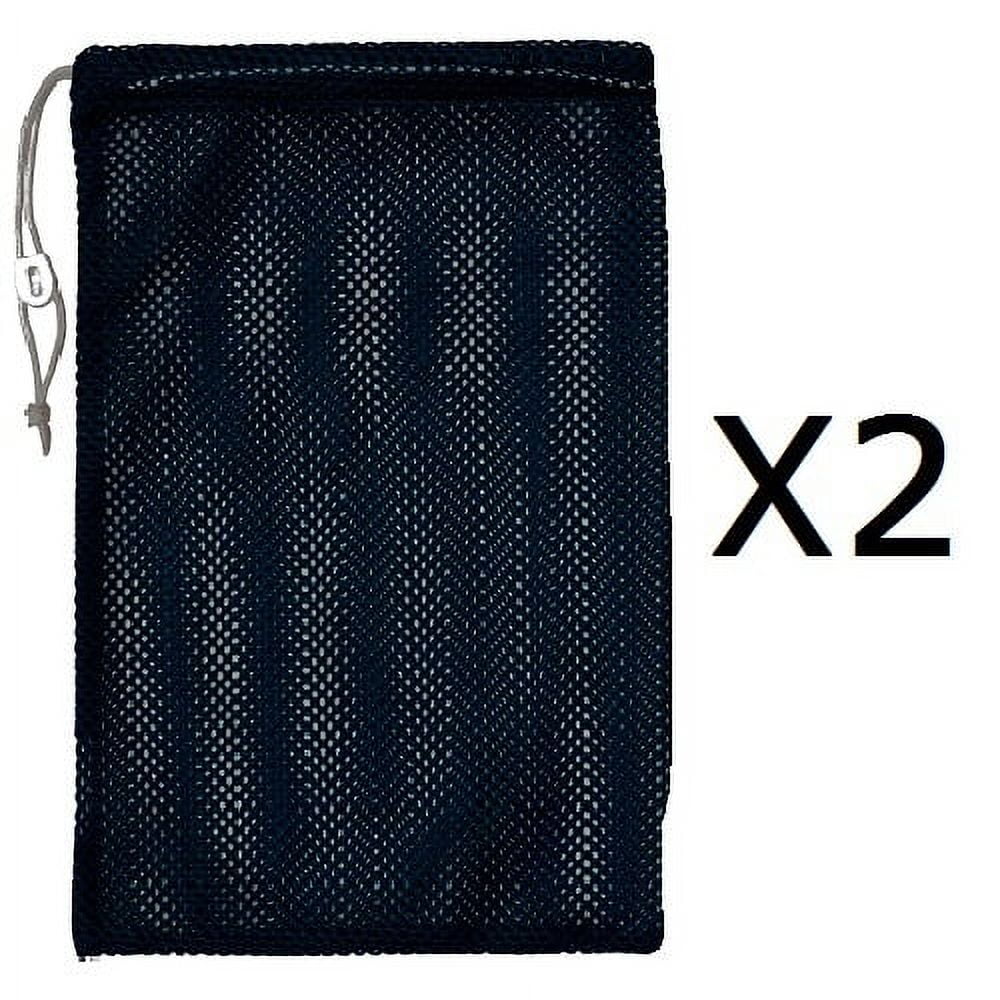 Champion 12"x18" Heavy Duty Nylon Mesh Equipment Ball Bag w/ Drawstring ...