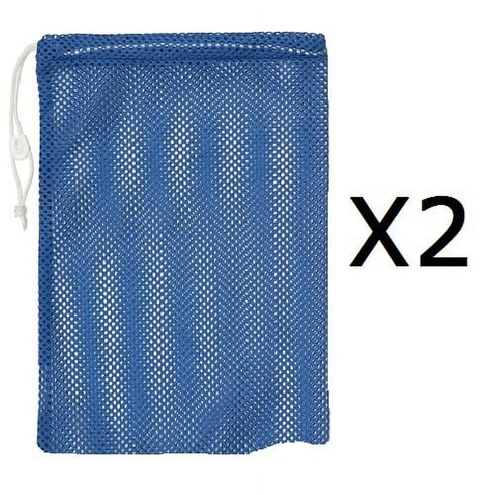 Champion 12"x18" Heavy Duty Nylon Mesh Equipment Ball Bag w/ Drawstring ...