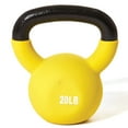 Champion 20 lb Vinyl-Coated Kettlebell, Yellow - Walmart.com