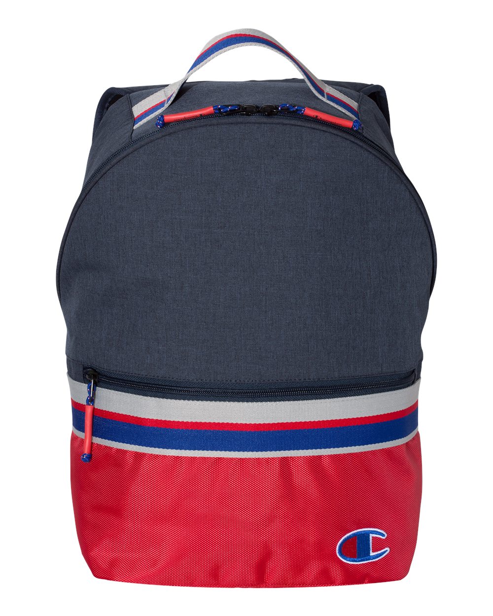 Champion 23L Striped Backpack One Size Navy/ Red - Walmart.com