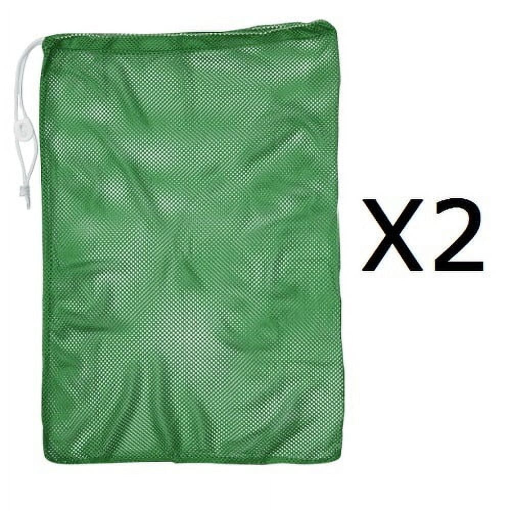 Champion 24"x36" Mesh Ball Laundry Gear Drawstring Bag Cord Lock & ID ...