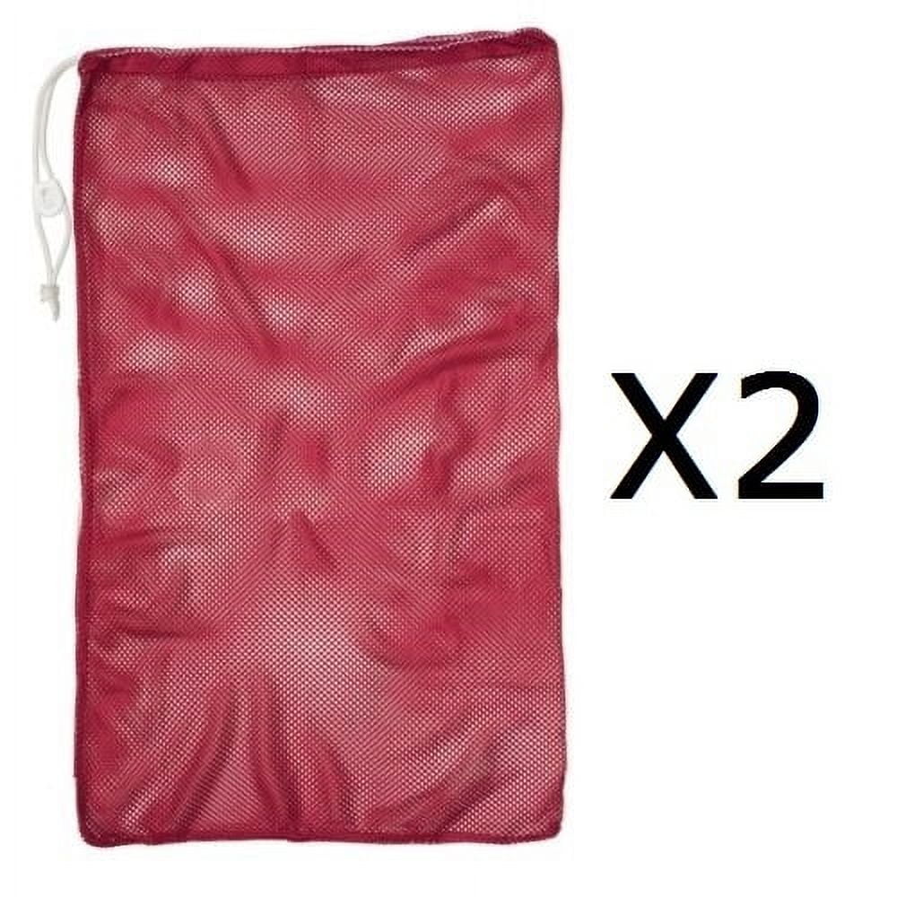 Champion 24"x36" Mesh Ball Laundry Gear Drawstring Bag Cord Lock & ID ...