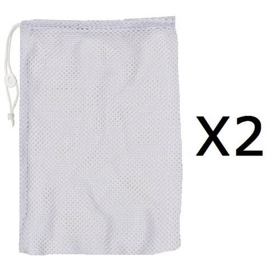 Champion 24"x36" Mesh Ball Laundry Gear Drawstring Bag Cord Lock & ID ...