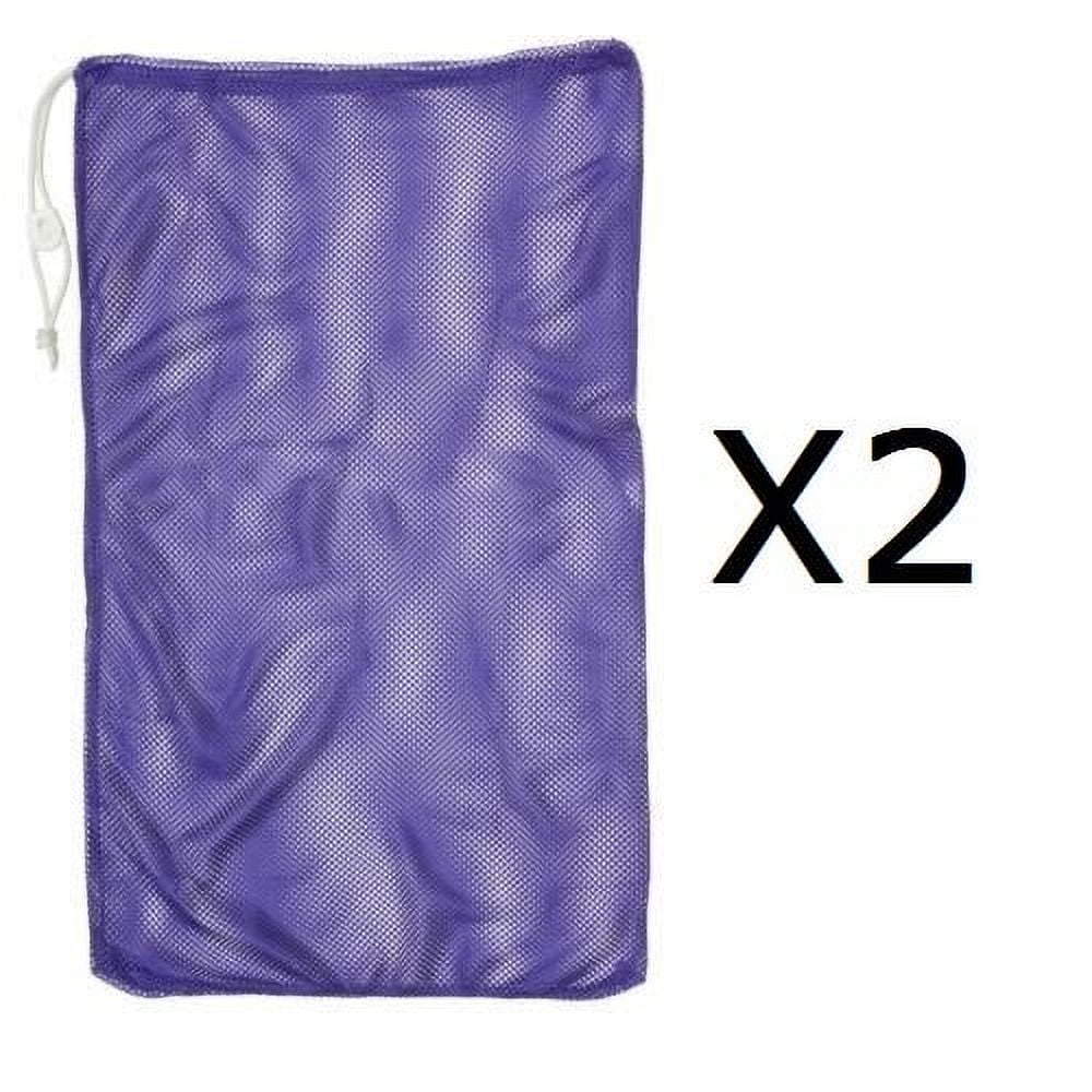 Champion 24"x36" Mesh Ball Laundry Gear Drawstring Bag Cord Lock & ID ...