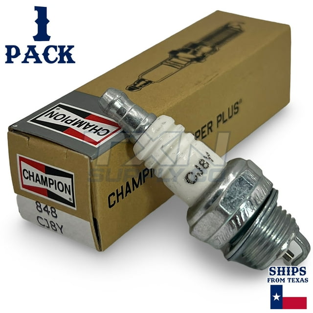 Champion 848 CJ8Y Copper Plus Spark Plug - 1 Pack - Walmart.com