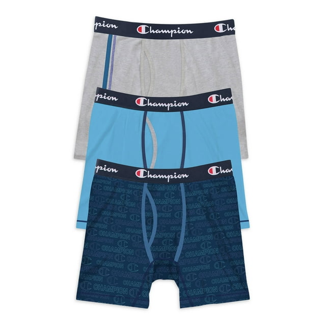 Champion, Adult Men's, Everyday Comfort Boxer Briefs, 3 Pack, Sizes S ...