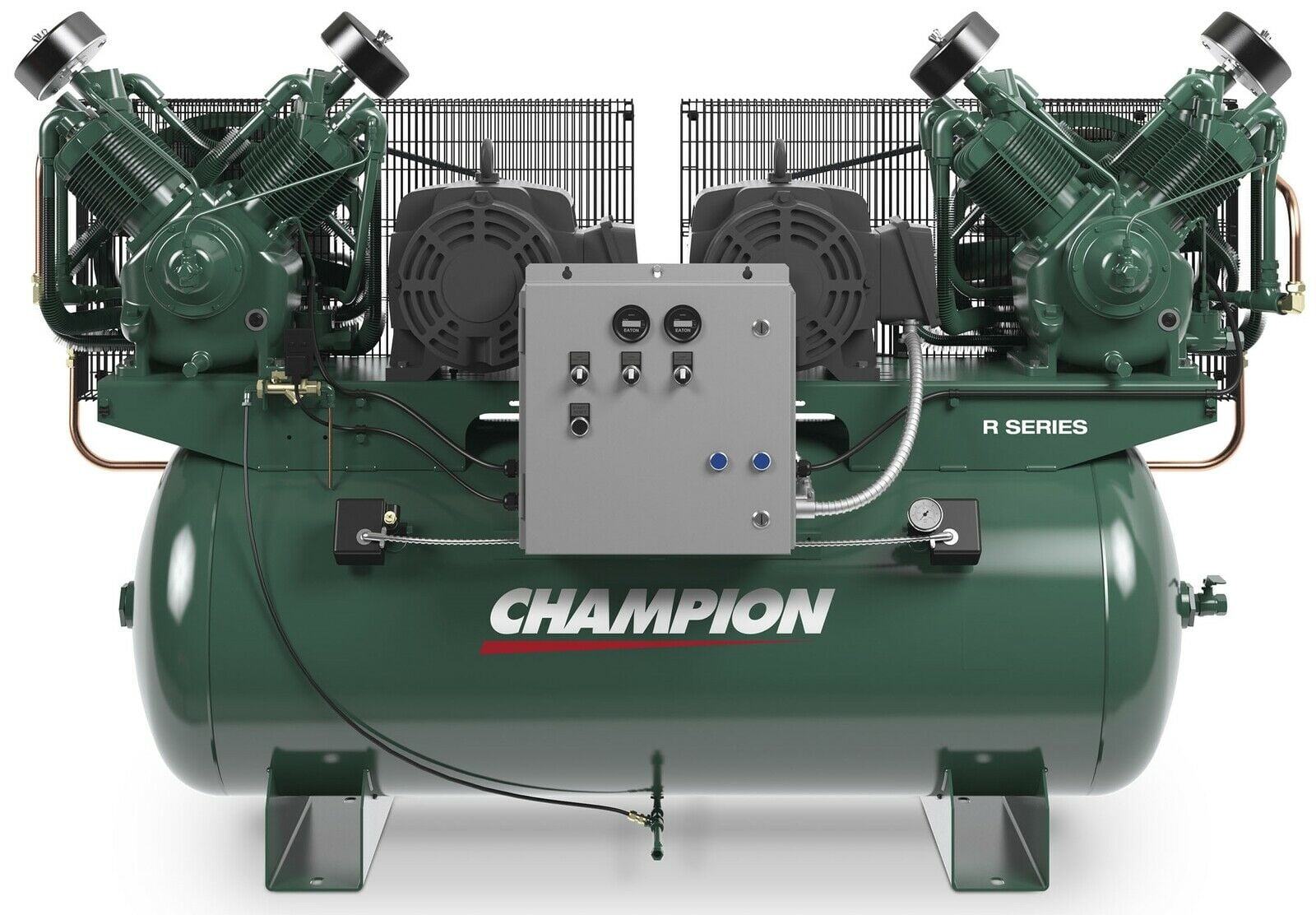 Champion Advantage 20Hp 240 Gallon AC 208V 3Phase Duplex Air Compressor ...