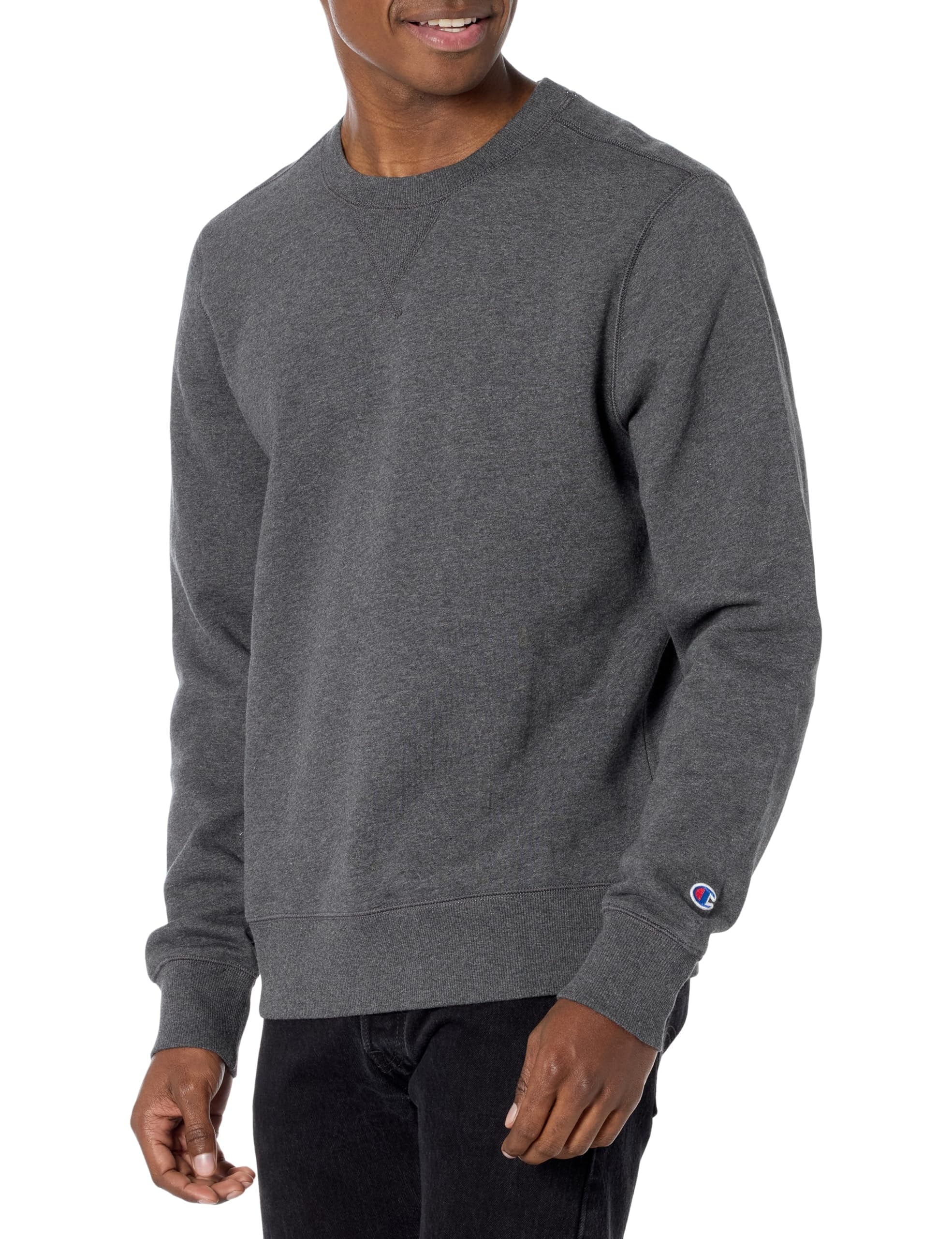 Champion Authentic Originals Men's Sueded Fleece Sweatshirt - Walmart.com