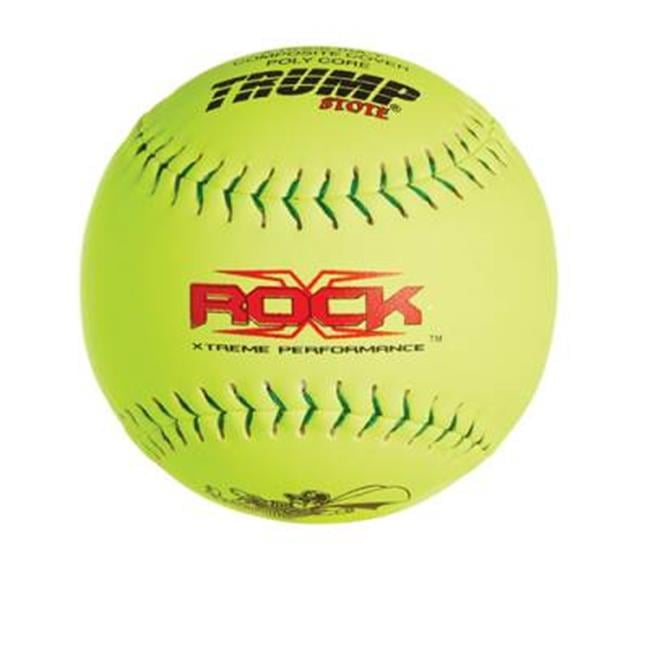 Champion Barbell The Rock XROCK Poly Slowpitch Softball, Green, 12 in ...