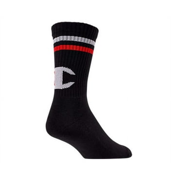 Champion Men's Double Dry Performance Ankle-Heel Crew Socks, 6-Pack ...