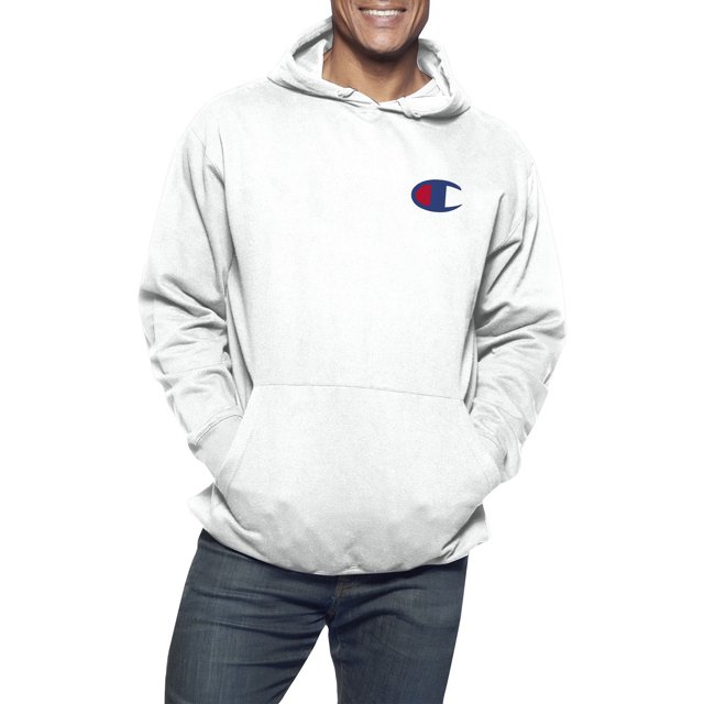 Champion Big Mens Powerblend Graphic Fleece Pullover Hoodie Up To