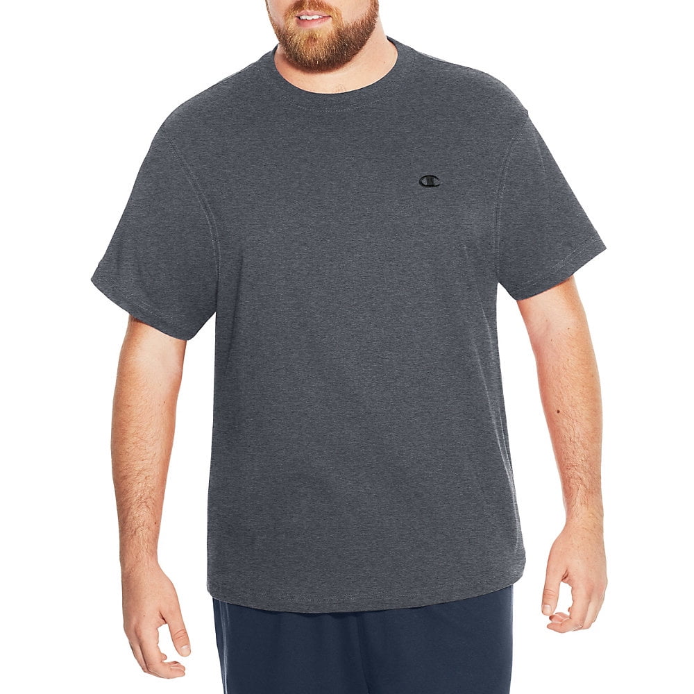 Champion Mens Big and Tall Short Sleeve Jersey Tee, 3XL Champion Mens Big and Tall Short Sleeve Jersey Tee, 3XL