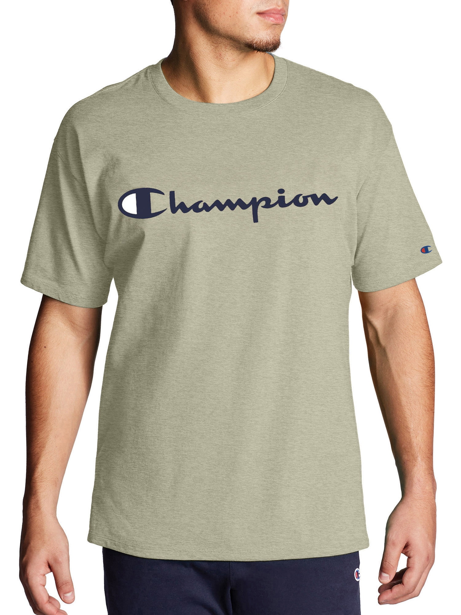 Champion Big & Tall Men's Classic Script Logo Graphic Tee, Sizes LT-6XL ...