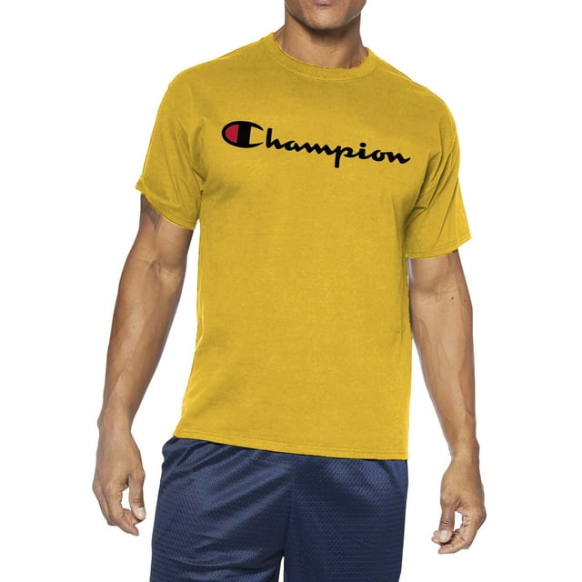 Champion Big & Tall Men's Classic Script Logo Graphic Tee, Sizes LT-6XL ...