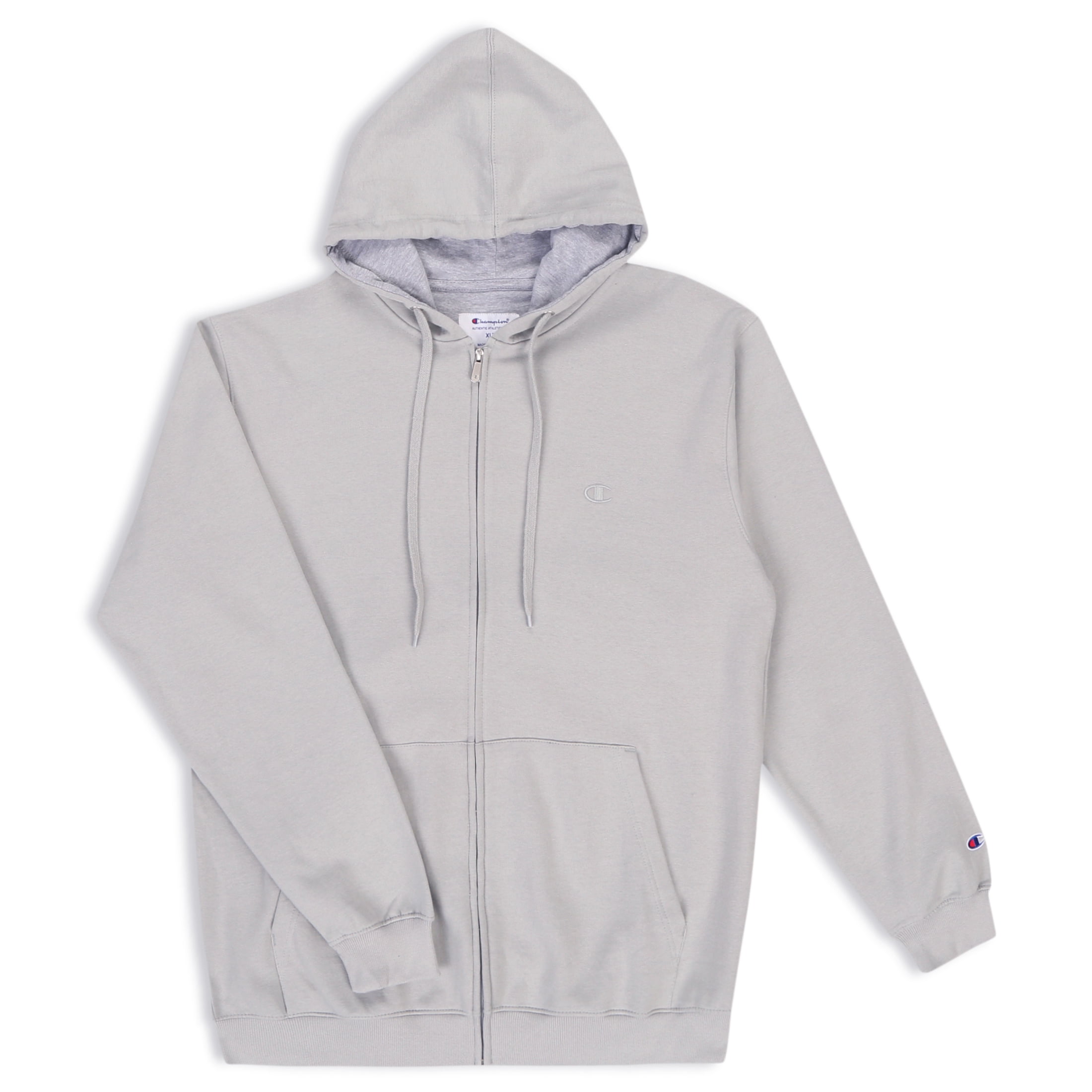 Champion Big & Tall Men's Powerblend Fleece Full Zip Hoodie, up to Size 6XL - Walmart.com