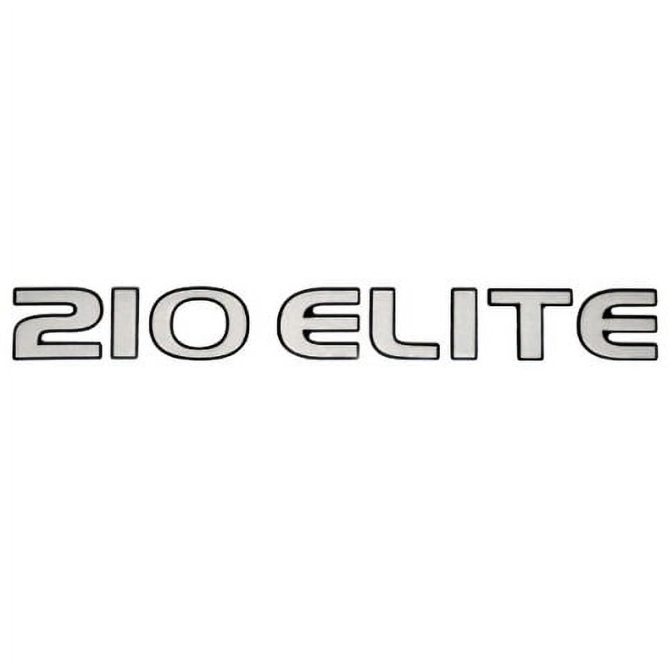 Champion Boat Decal 7D196 | 210 Elite Black Silver Vinyl 15 Inch ...