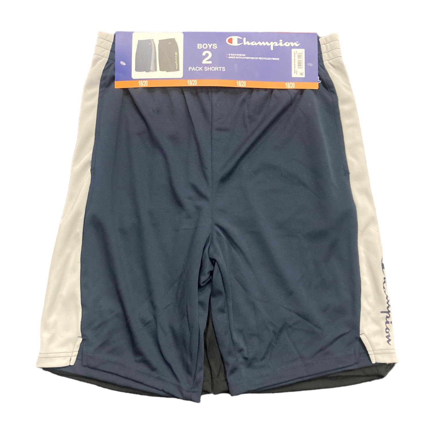 Champion Boy's Logo Moisture Wicking UPF 30 Quick Dry Active Shorts, 2 ...