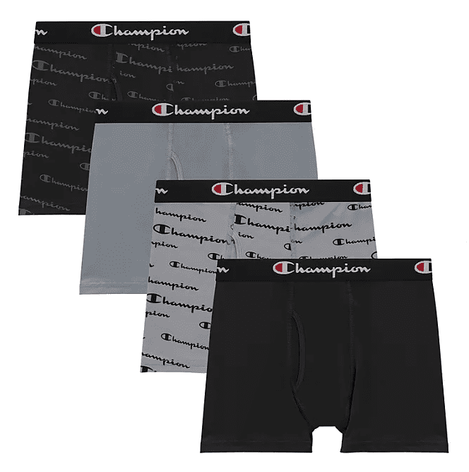 Champion Boys 4-Pack Performance Boxer Brief XL 18-20 - Walmart.com