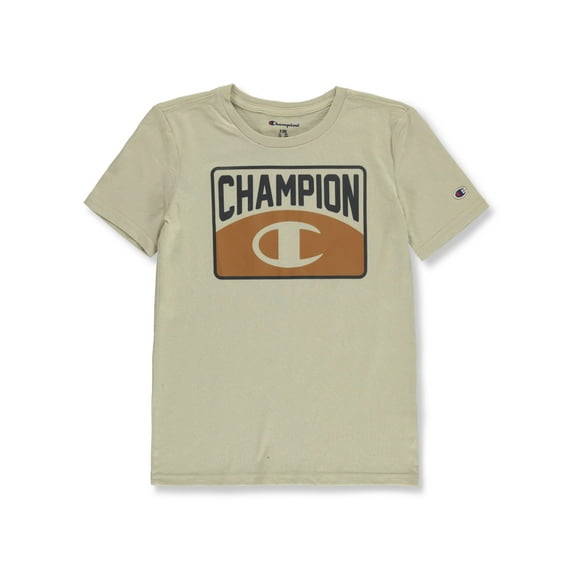 Champion Boys' Logo T-Shirt Color: sand/khaki Size: l12 - Walmart.com