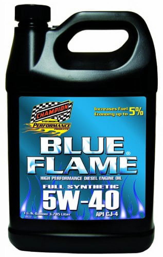 Champion Brands 4373N-EACH 'Blue Flame' 5W-40 Full Synthetic Diesel ...