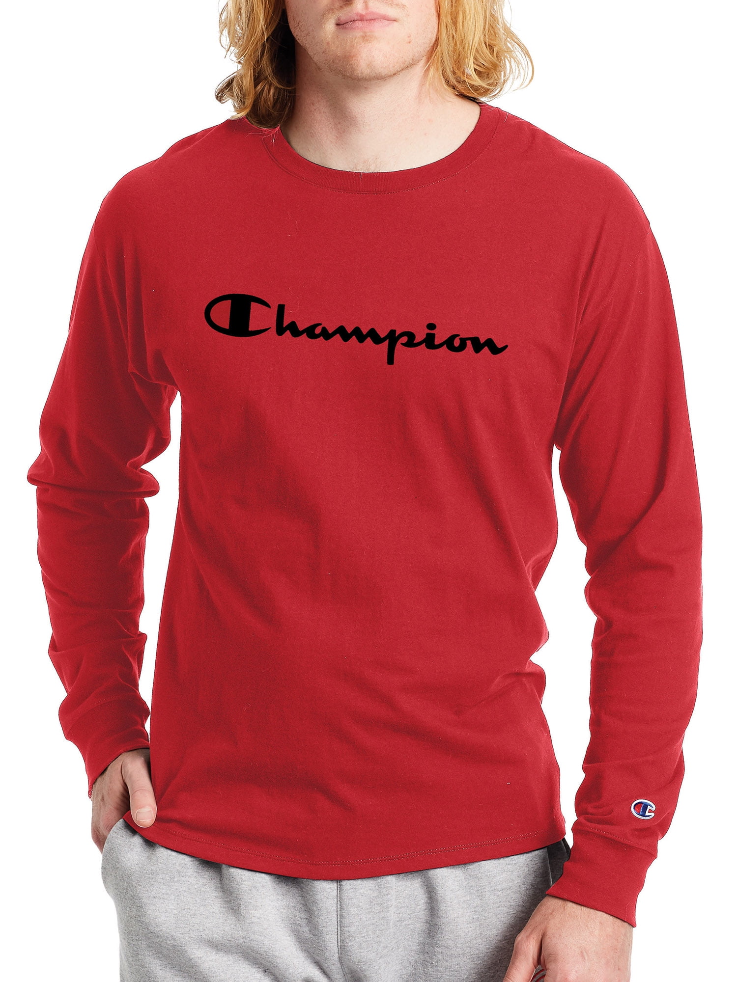 Champion CLASSIC GRAPHIC LONG SLEEVE TEE - Walmart.com
