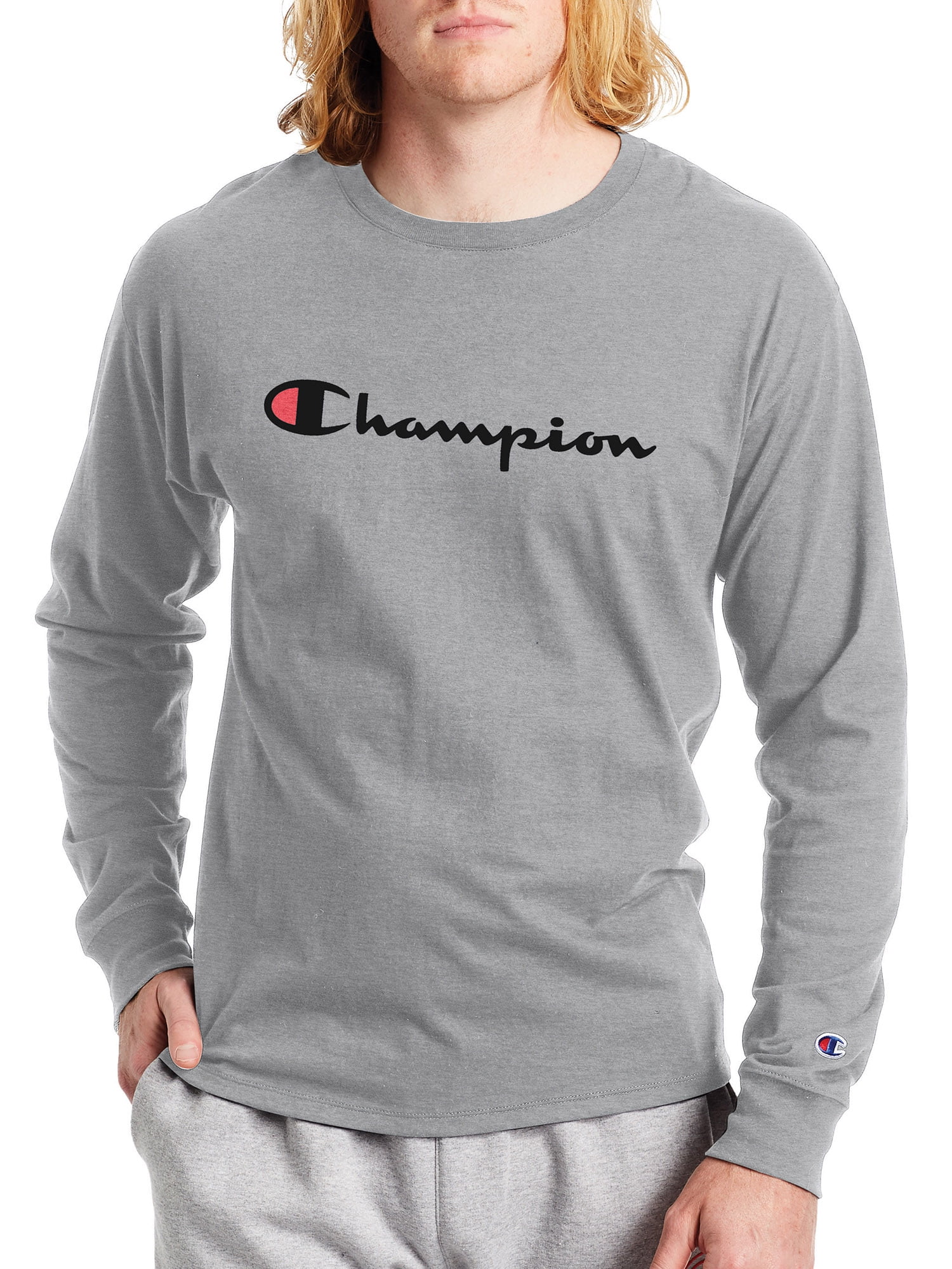Champion CLASSIC GRAPHIC LONG SLEEVE TEE - Walmart.com