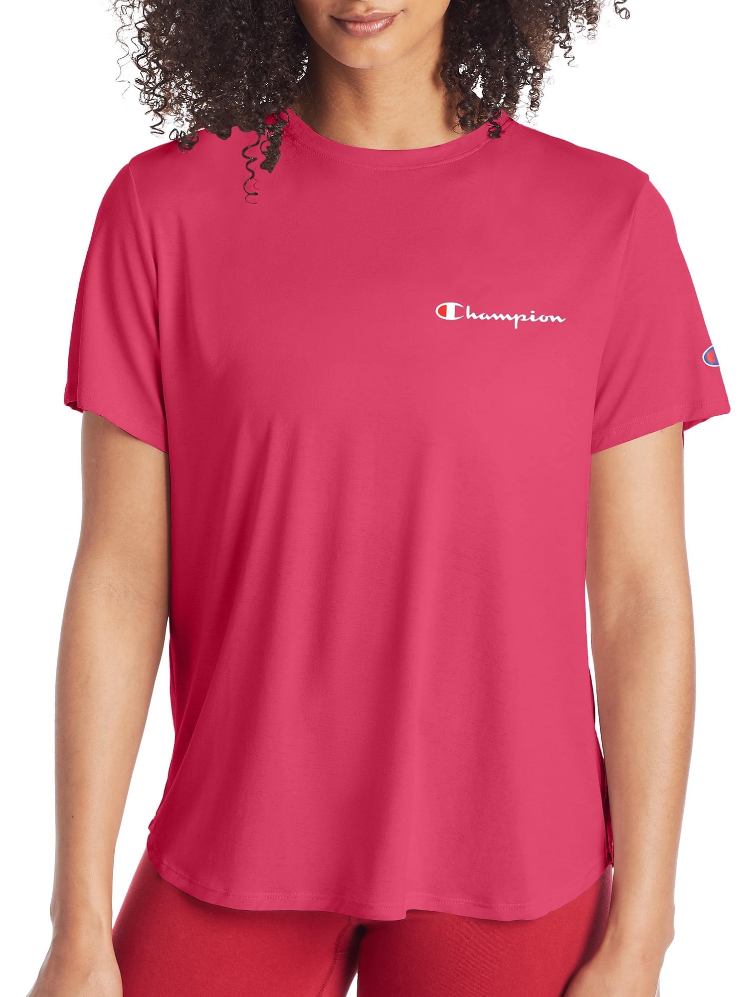 Champion Classic Tee- Left Chest Script (Women's) 1 Pack - Walmart.com