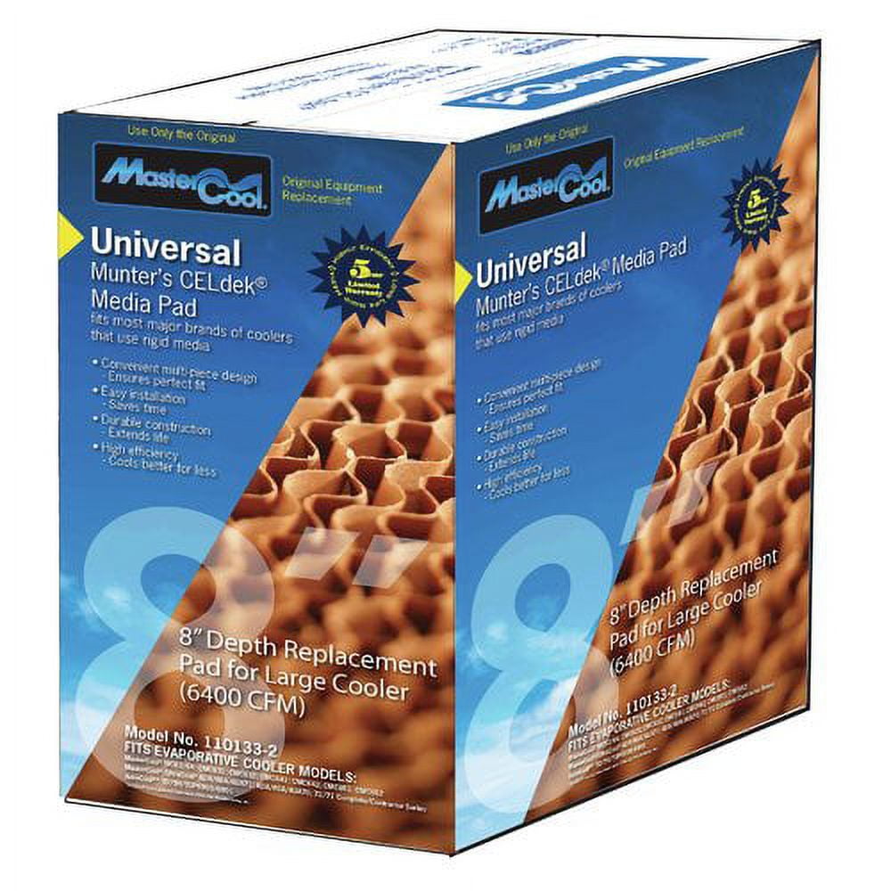 MasterCool 8 inch Rigid Media Pad for 6400 CFM, 110133-2 - Walmart.com