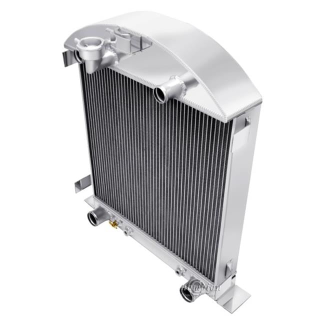 Champion Cooling Systems 2 Row All Aluminum Radiator with Flathead ...