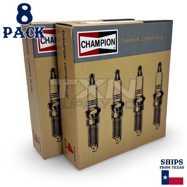 Champion Copper Plus 439 Spark Plugs RC12MCC4 Replacement - 8 Pack ...