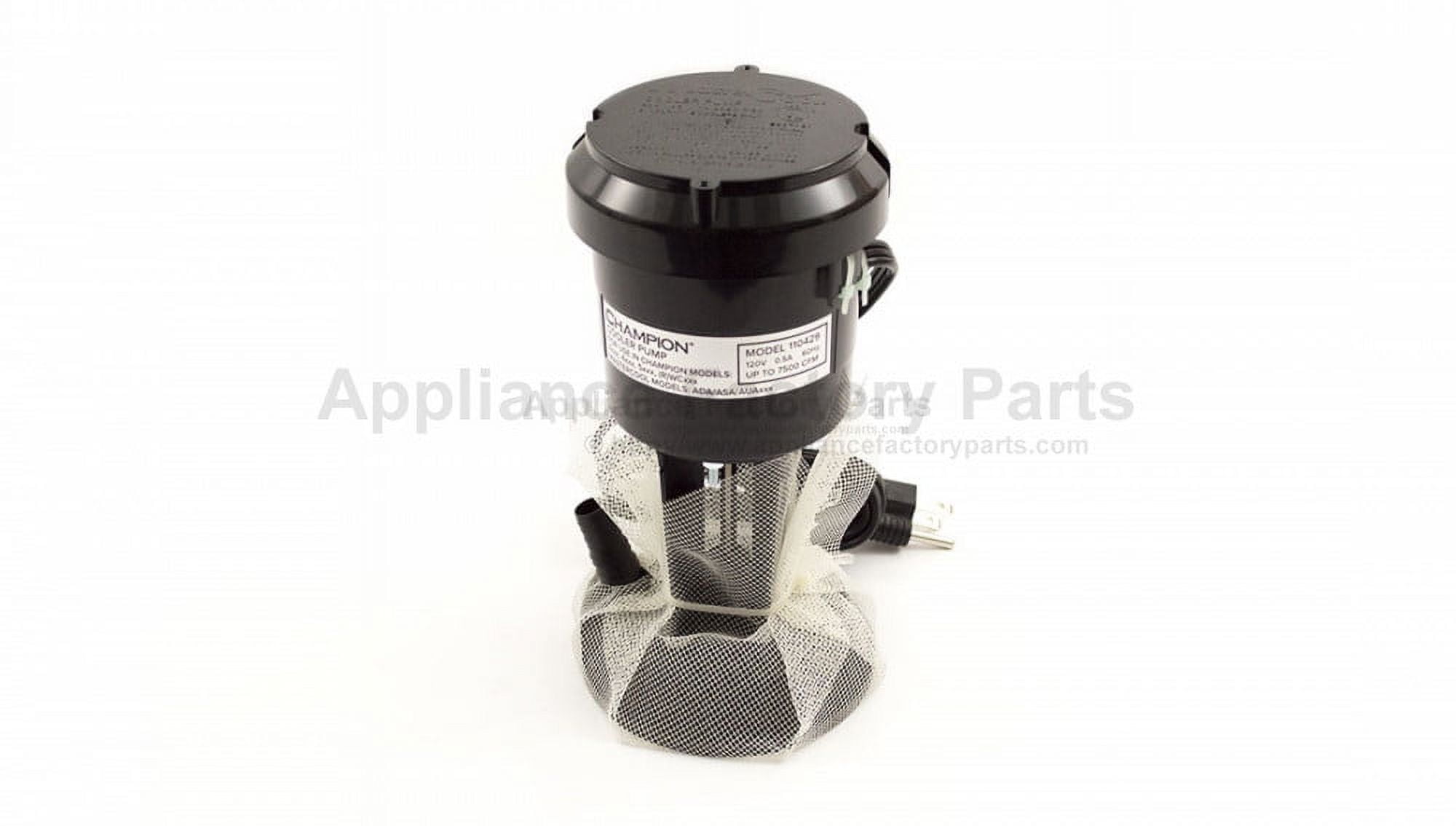 Champion DIAL UL7500 PUMP WSTRAINER FOR WC50 N 110429 - Walmart.com