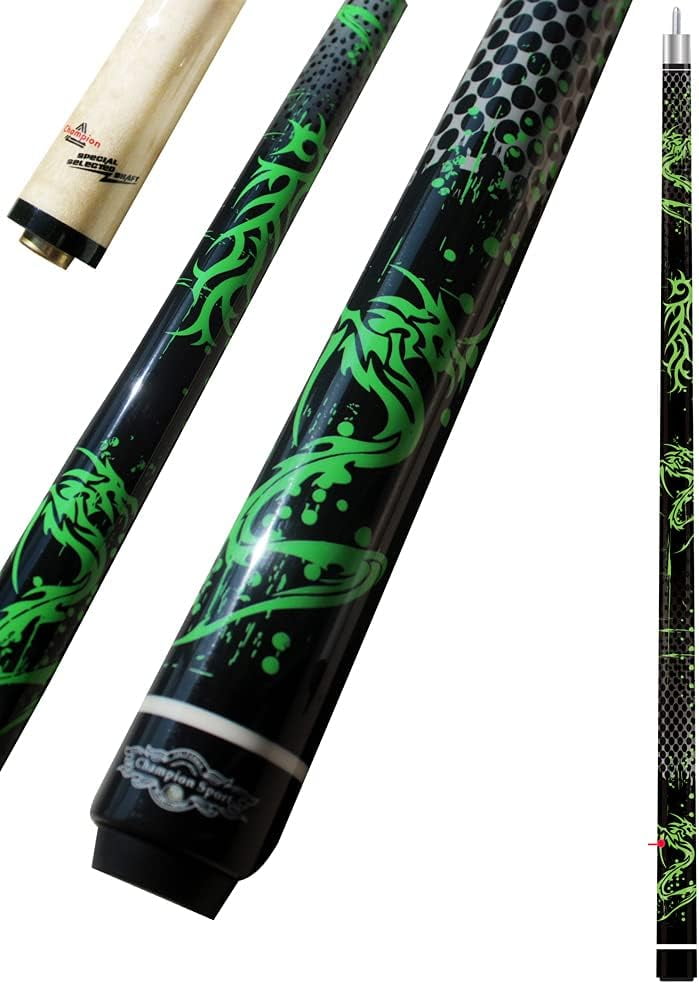 Champion Dragon Pool Cue Stick with Quick Release Joint or 5/16/X18 ...