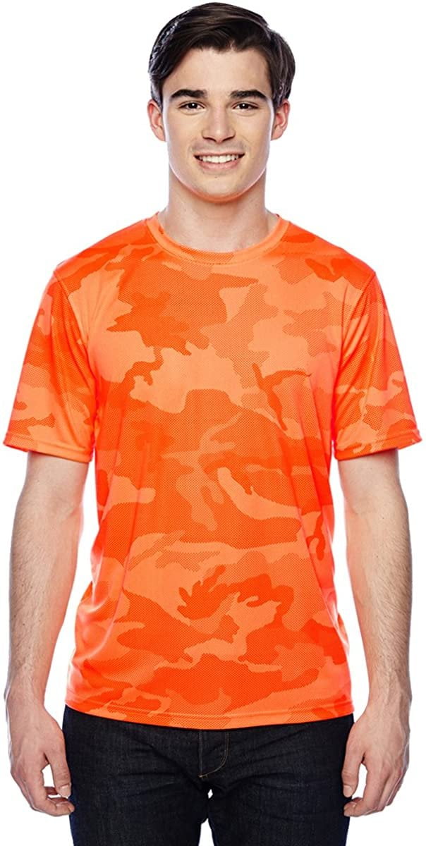 Champion Essential Double Dry Tee, Orange, L. - Walmart.com