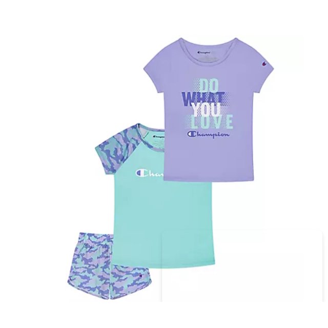 Champion Girls' 3 Piece Toddler Active Set - Walmart.com