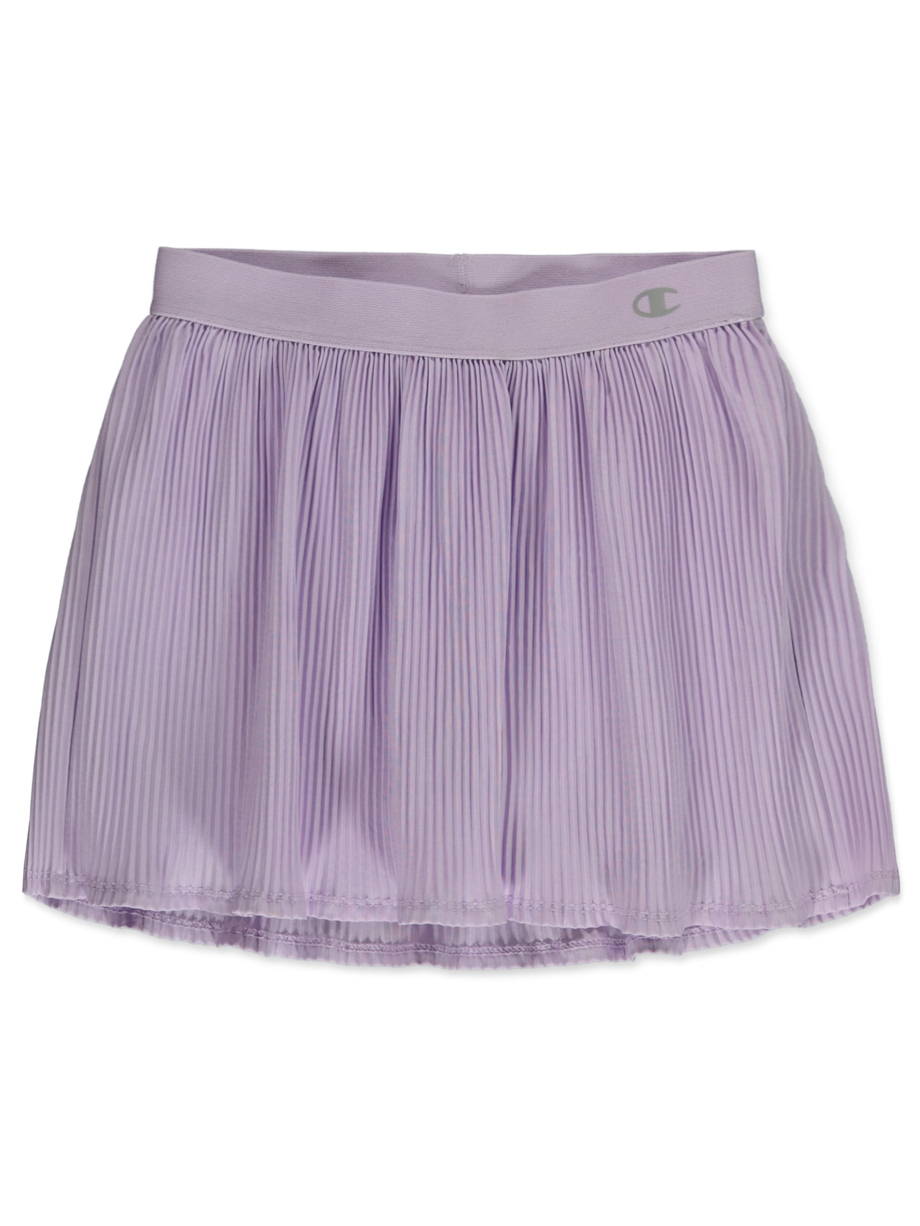 Champion Girls' Pleated Skorts Color: lilac Size: 7 - 8 - Walmart.com