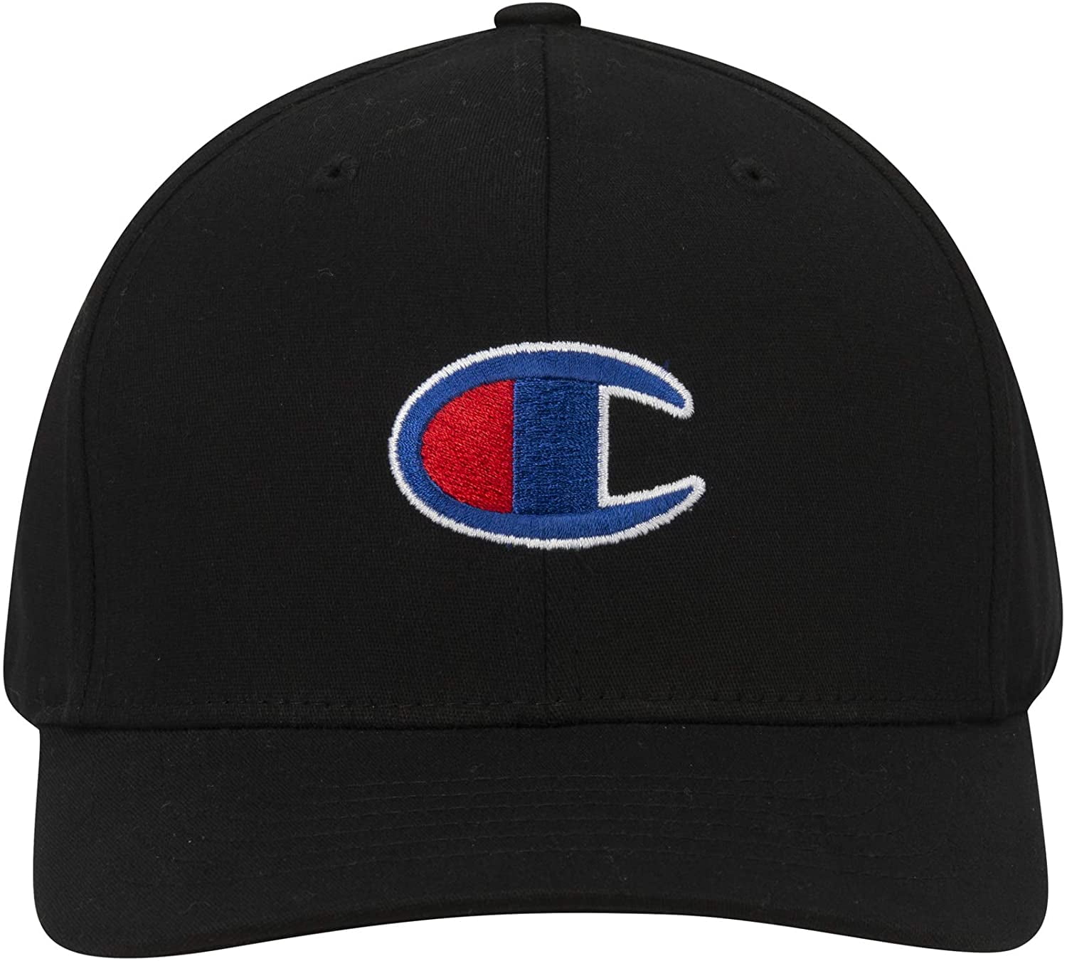 Champion Icon Men's Flexfit Curved Bill Hat Black S/M - Walmart.com