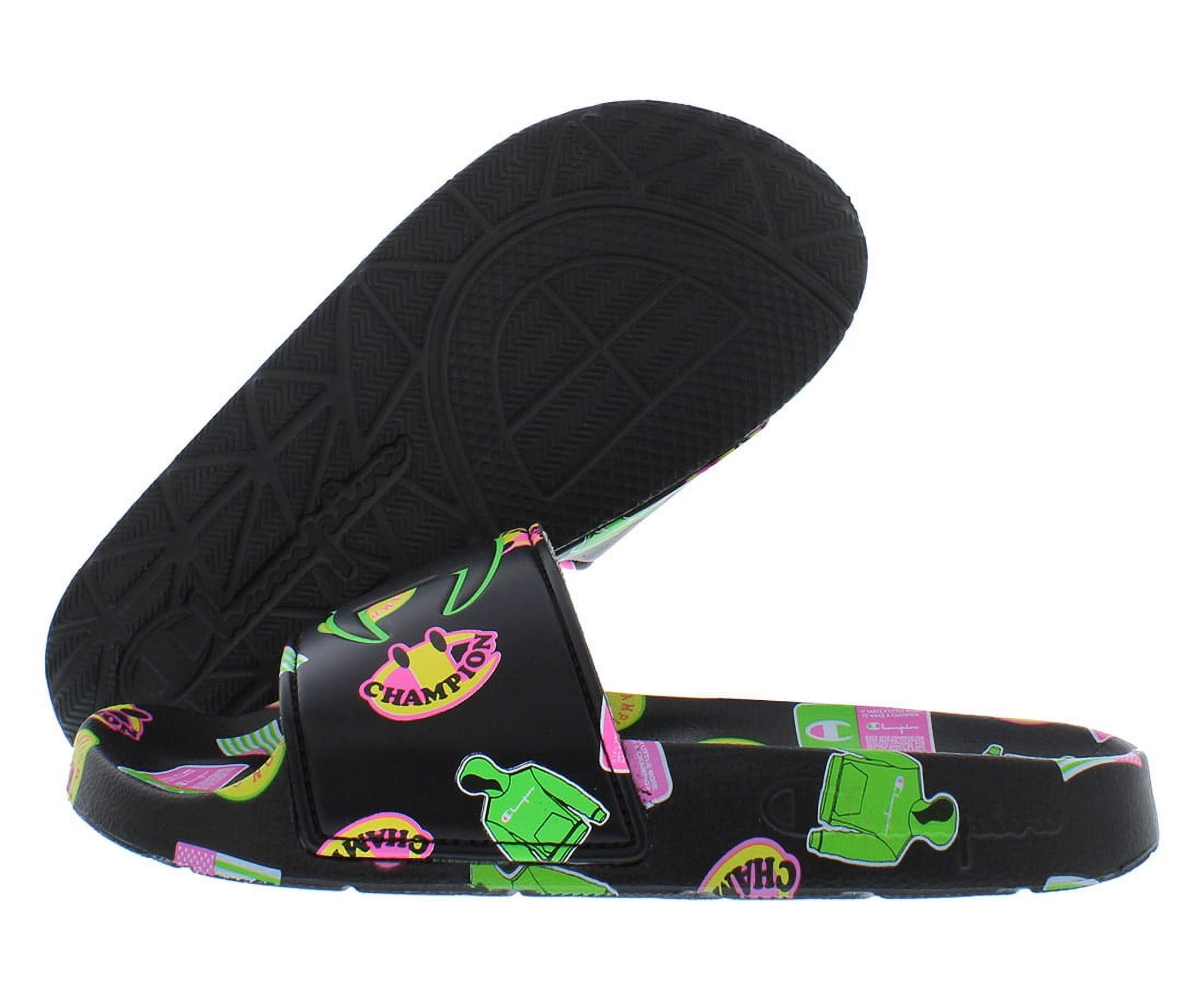 Champion Ipo Catch Print Slide Ps Boys Shoes Size 12, Color: Black ...