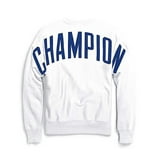 Champion LIFE Men's Reverse Weave Sweatshirt, Oversized Champion Script ...