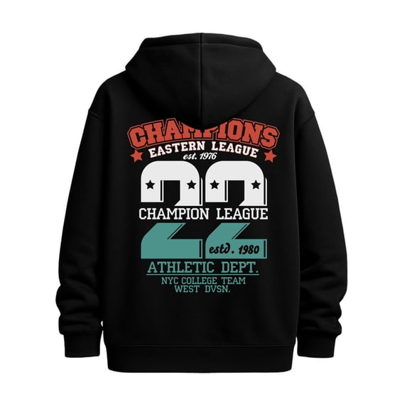 Champion League hoodies & sweatshirt mens graphic hoodies black For ...