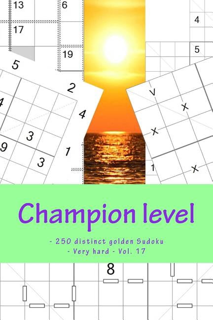 Pitstop Gold Champion level - 250 distinct golden Sudoku - Very hard ...