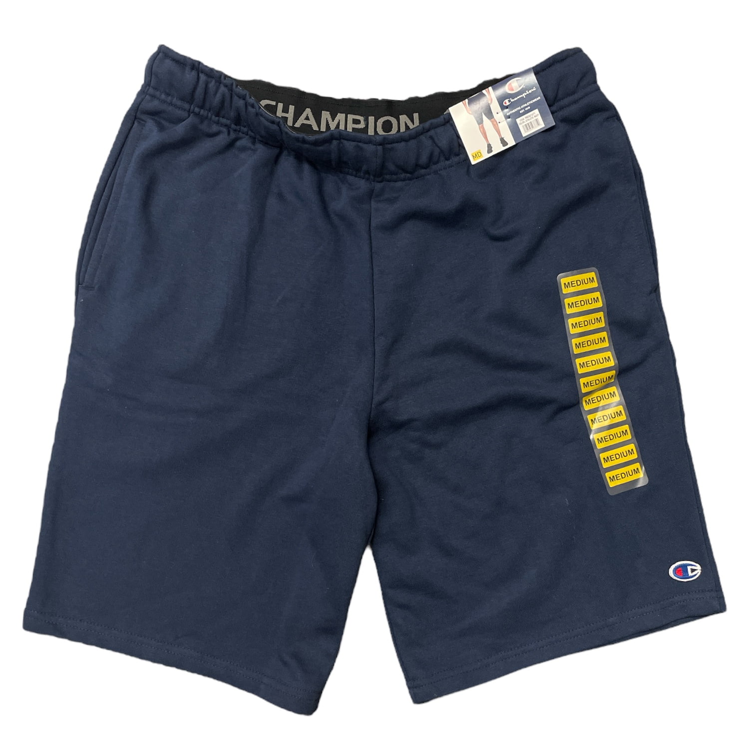 Champion Men's 10" Inseam French Terry Shorts w/ Drawstring Waist ...