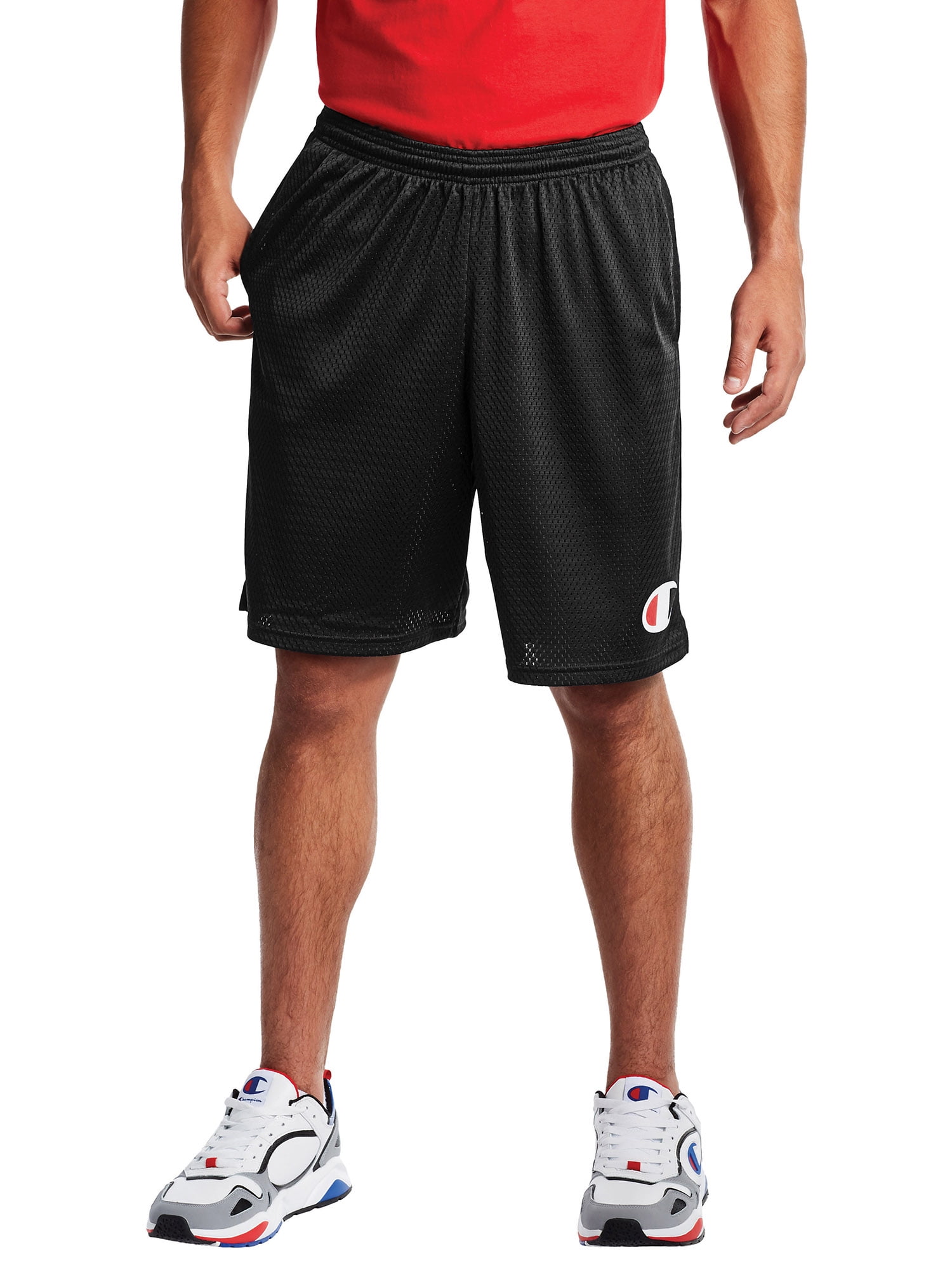 Champion Men's 9" Graphic Mesh Shorts - Walmart.com